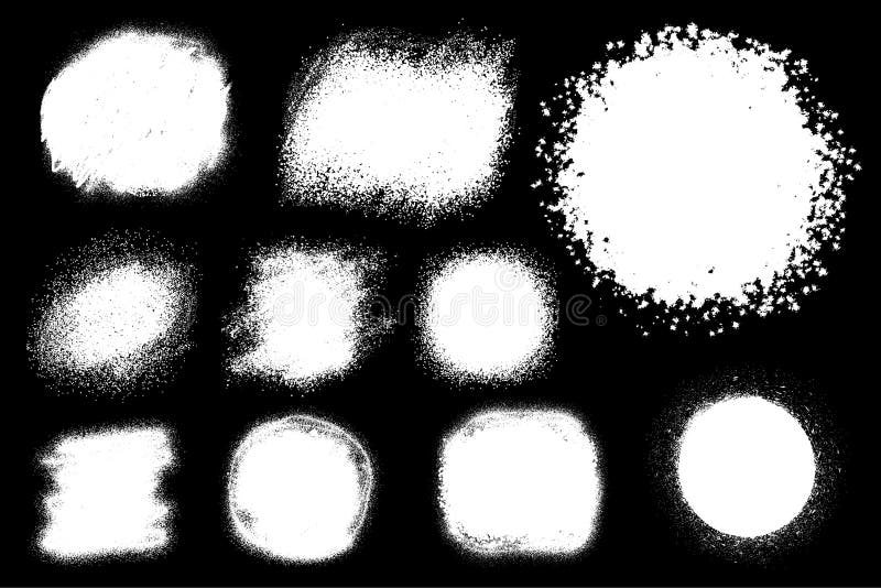 White Bleach Effects, Set of 10 Stock Vector - Illustration of effect ...