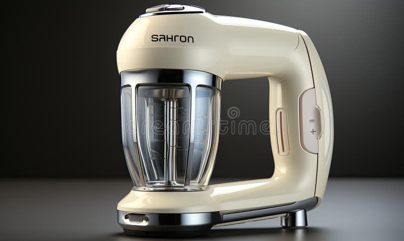 White Blender on Table stock photo. Image of mixer, blender - 326097394