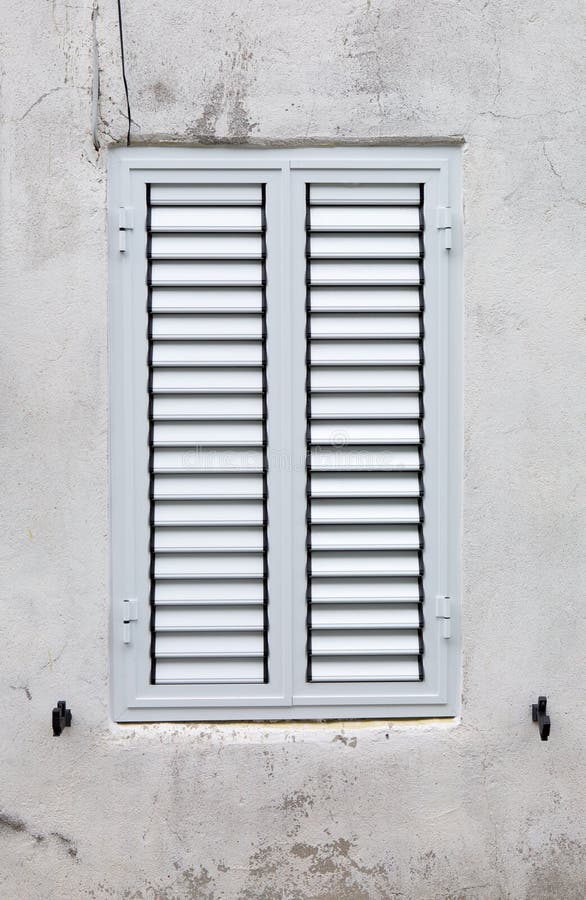 Blinded white urban house stock image. Image of blinded - 89683057