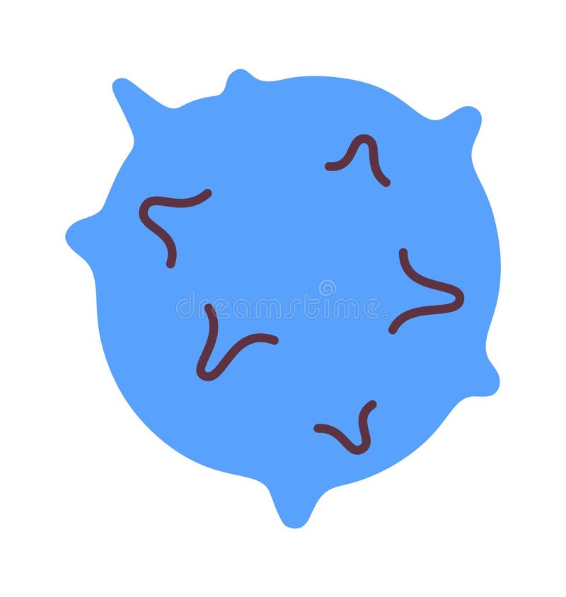 White Blood Cell stock vector. Illustration of medicine - 280799467