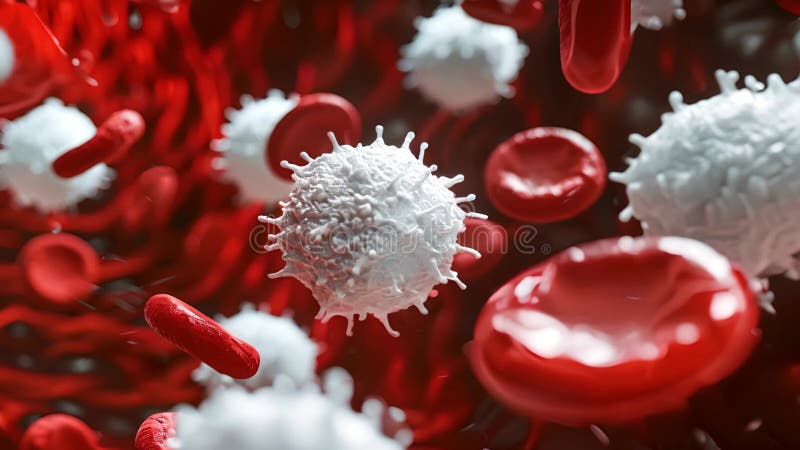 Red Blood Cells and White Blood Cells in a Blood Vessel Stock Footage ... Red Blood Cells and White Blood Cells in a Blood Vessel Stock Footage ...