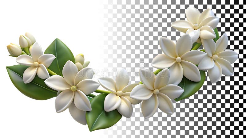 White Blossom Branch, Delicate Floral Sprig for Spring and Elegant ...