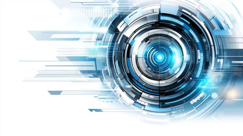 White and Blue Abstract Medical Technology Background Science ...