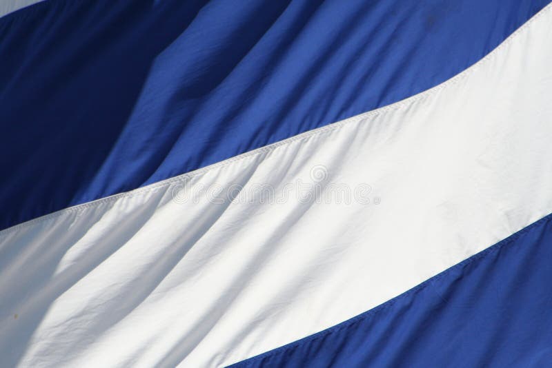 White & Blue Flag stock image. Image of pavilion, travel - 3078127