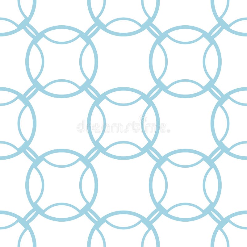 White and Blue Geometric Seamless Pattern Stock Vector - Illustration ...