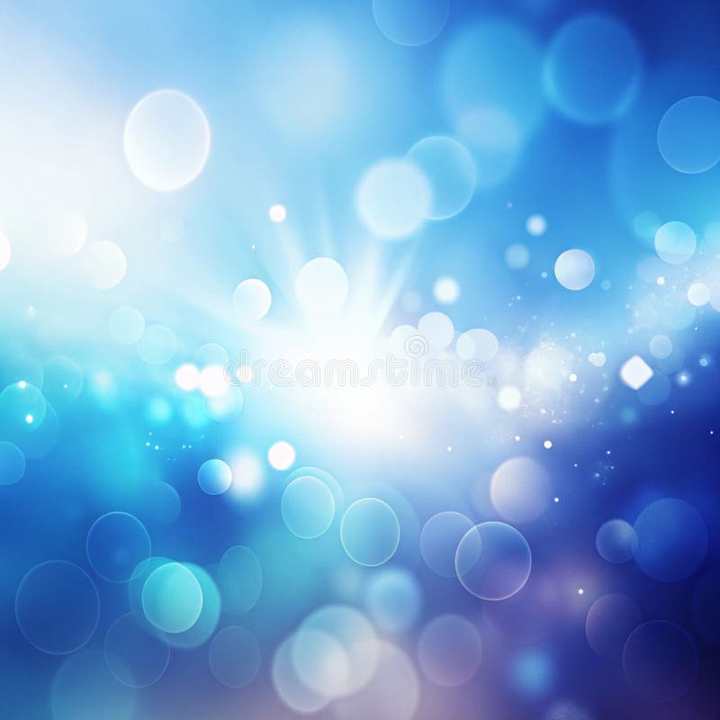 White and Blue Gradient Digital Background with Light Flare Stock ...