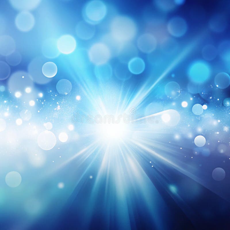 White and Blue Gradient Digital Background with Light Flare Stock ...