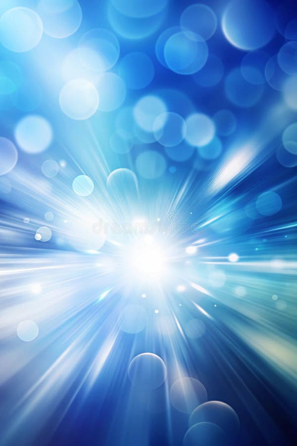 White and Blue Gradient Digital Background with Light Flare Stock ...