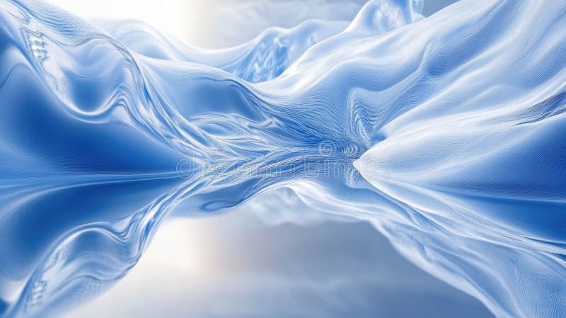 White and Blue Ice Winter Holographic Abstract Background. Magic ...
