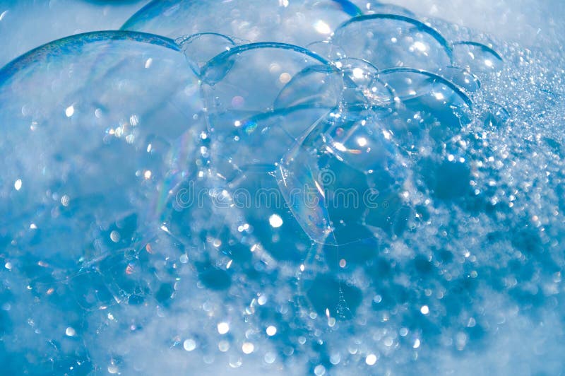 White-blue lather bubbles stock photo. Image of clean - 78515914