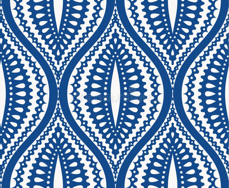 Golden Decorated Ogee Seamless Pattern Stock Vector - Illustration of ...