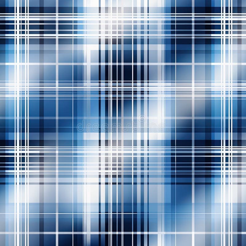 Blue and White Plaid Textile Pattern Tartan Cloth Crisscrossed Lines ...