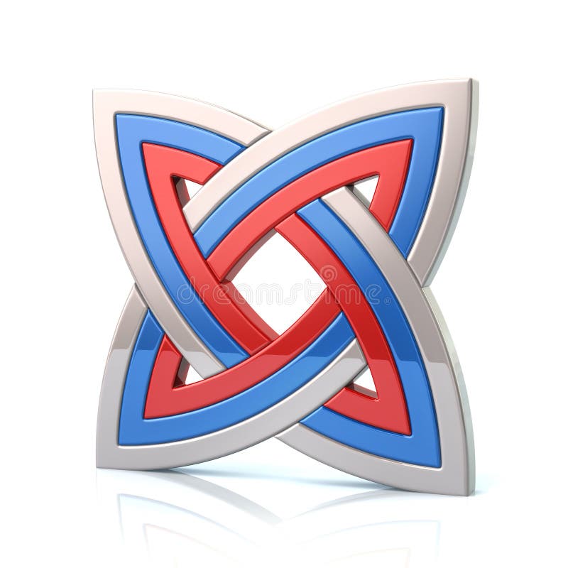 3d Infinity Symbol. Red And Blue Infinity Icon Stock Vector ...