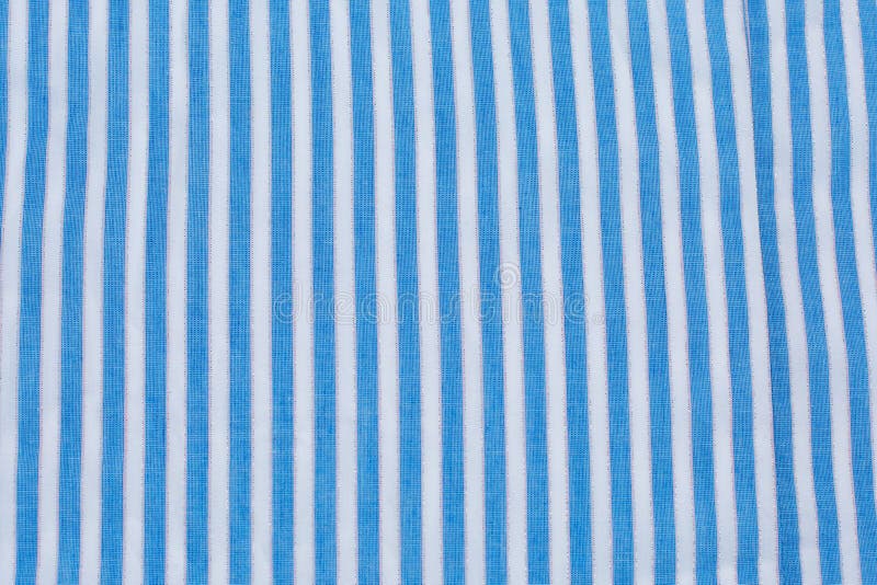 White and Blue Striped Fabric Swatch with Silver Thread Stock Image ...