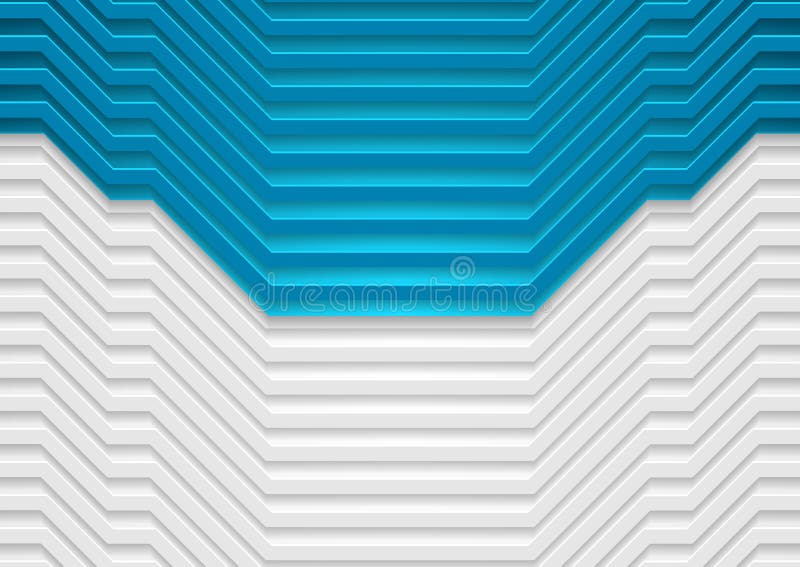 White and Blue Technology Paper Stripes Abstract Background Stock ...