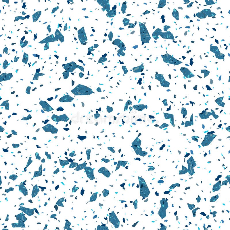 Blue Terrazzo Material Seamless Pattern Stock Illustrations – 586 Blue ...