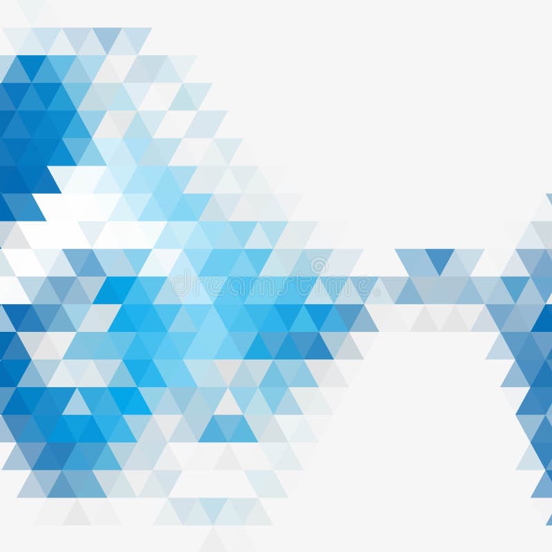 White and Blue Triangles Background. Vector Illustration. Eps 10 Stock ...