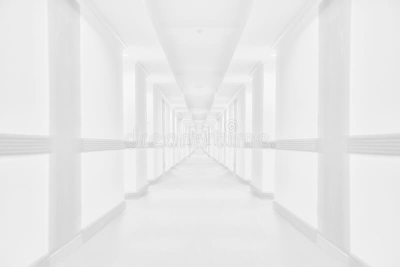White Blur Abstract Corridor Pathway Background from Building Hallway ...
