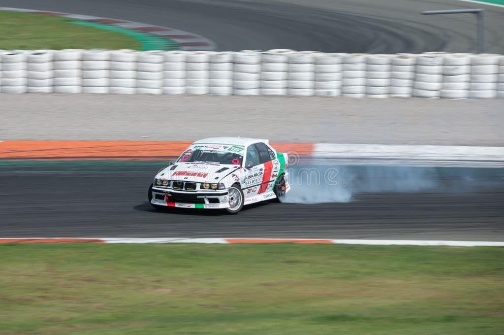 White BMW E36 Drifting during a Race Editorial Image - Image of sport ...