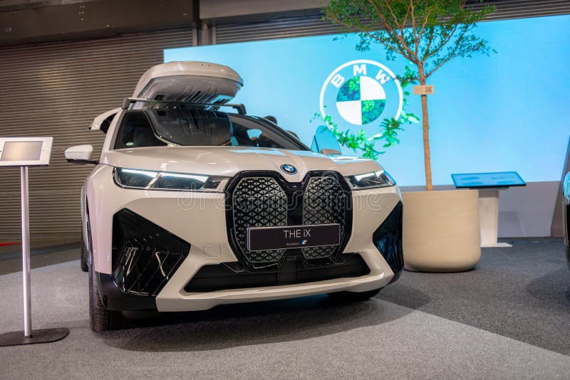 White 2022 BMW IX on Display.. Editorial Photo - Image of mercedes ...