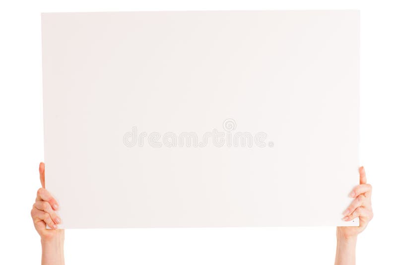 White Board - Blank Paper with Copy Space for Additional Tekst Stock ...