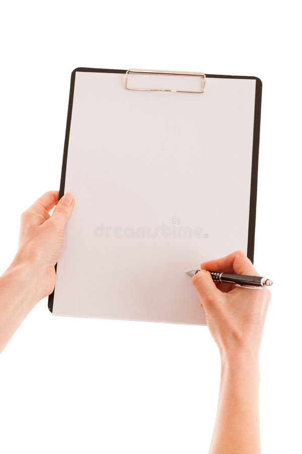 White Board - Blank Paper with Copy Space for Additional Tekst Stock ...