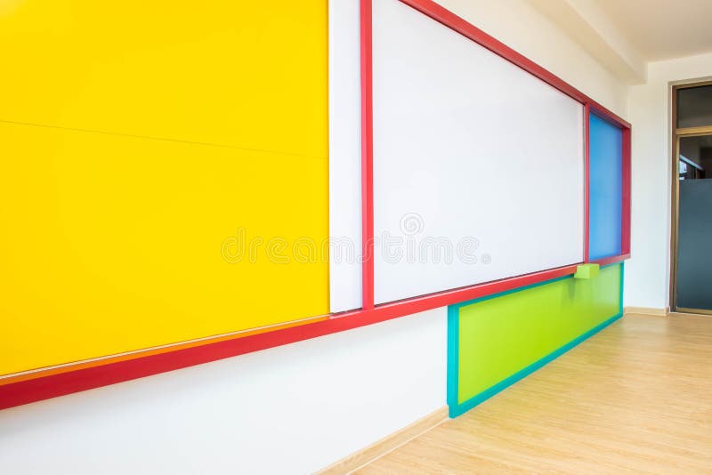 White Board in the Kindergarten Classroom Stock Photo - Image of ...