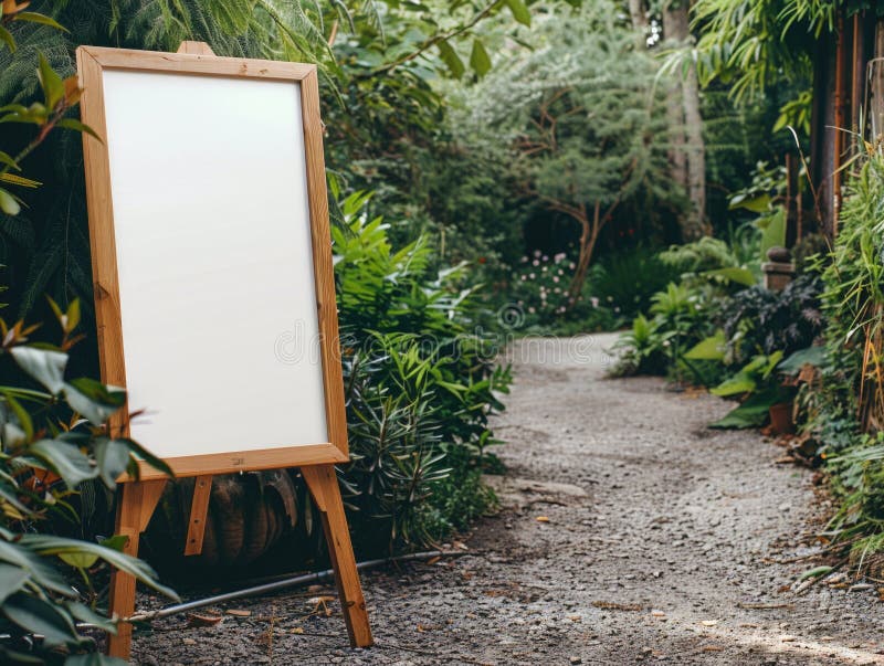 White Board Standing Garden Path Stock Photos - Free & Royalty-Free ...