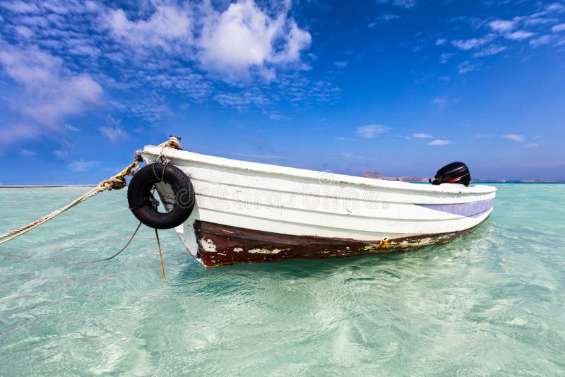 White Boat stock image. Image of boat, mediterranean - 82995299