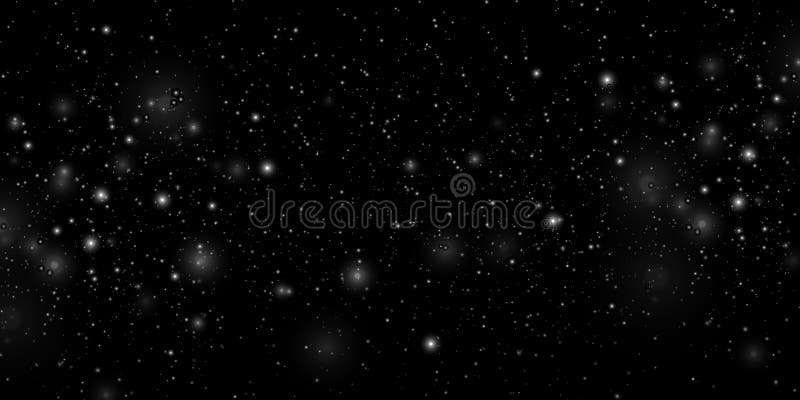 White Bokeh Light Background. Sparkle Effect with Particles. Magic ...