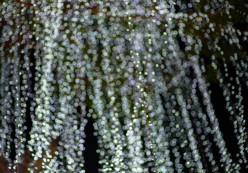 White Bokeh Lights Abstract Background. Bokeh Background with Bright ...