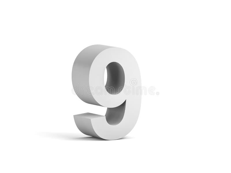 Shadow digit stock vector. Illustration of minus, character - 45246467