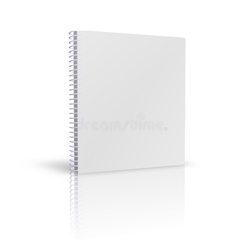 White Book Mockup, 3d Rendering Stock Illustration - Illustration of ...