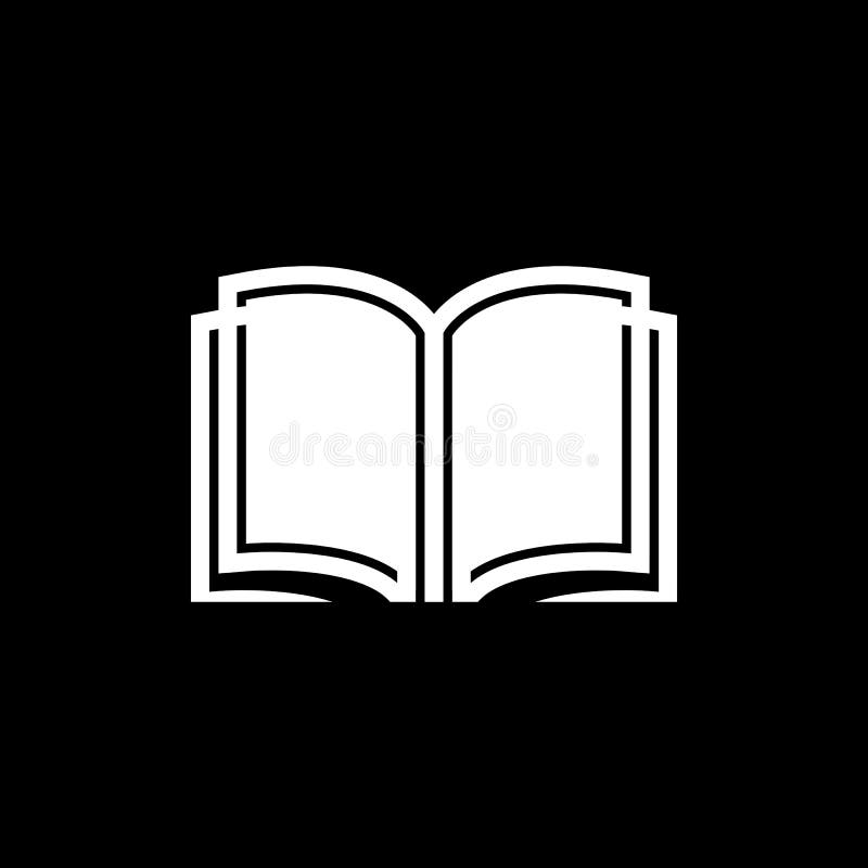 White book icon stock illustration. Illustration of logo - 263571136