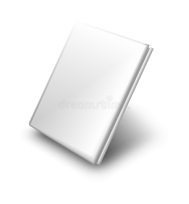 White Book Mockup - 3D Illustration Stock Illustration - Illustration ...
