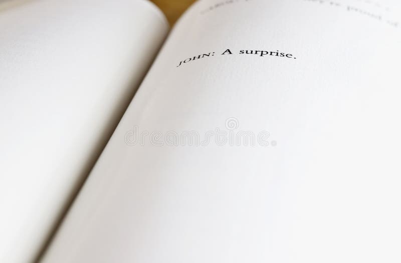 White book page with words stock photo. Image of reading - 153654334