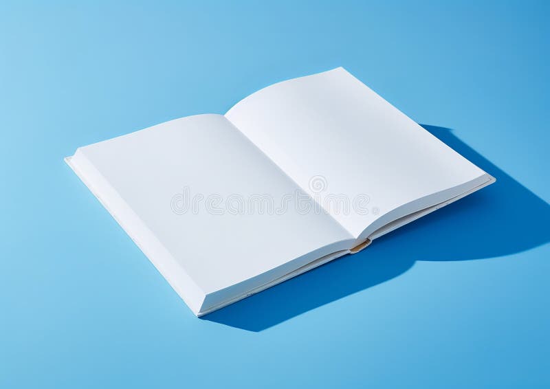 White Book on Surface in Style of Minimalism Stock Illustration ...