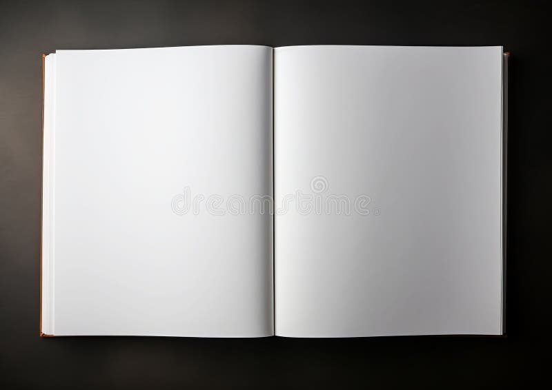 White Book on Surface in Style of Minimalism Stock Illustration ...