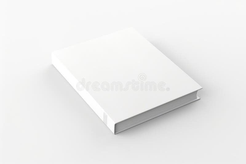 A White Book on a White Surface. Suitable for Educational Concepts ...