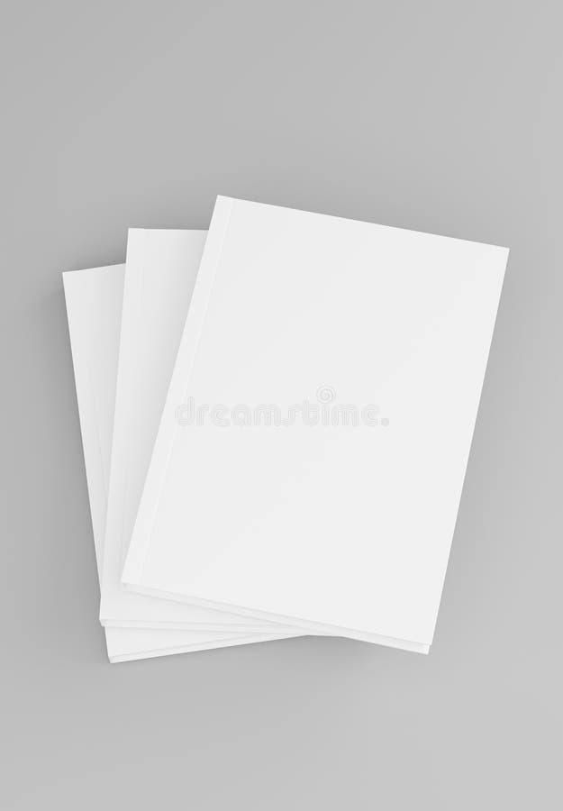 White Book for Your Mockup Design Stock Illustration - Illustration of ...