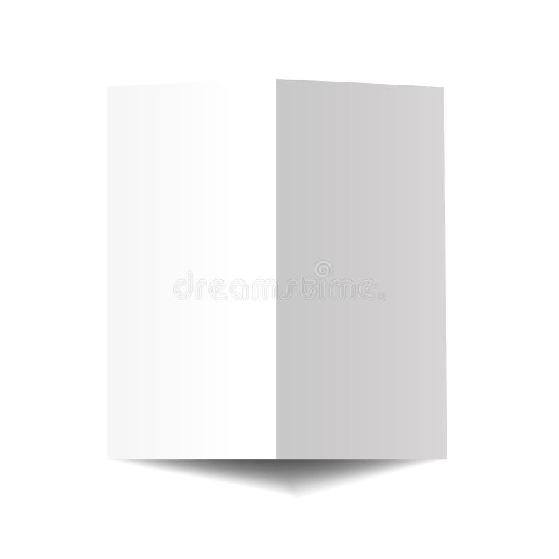 Booklet Mockup Isolated Transparent Background Stock Vector ...