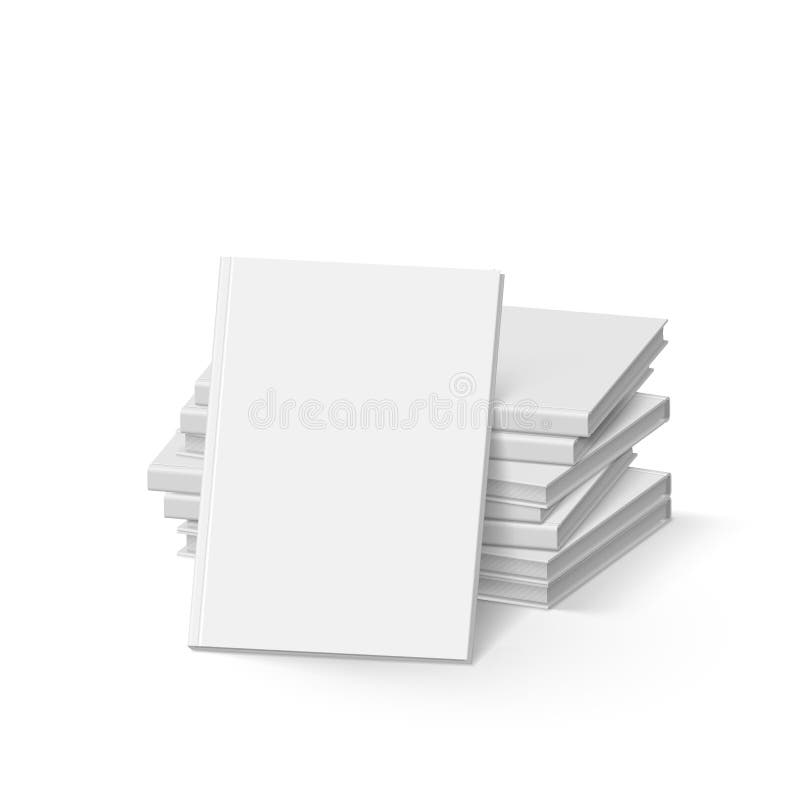 White Books stock vector. Illustration of mockup, brochure - 78980122
