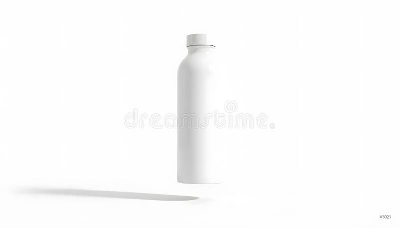 White Bottle Mockup: Clean and Simple Design for Branding Stock ...