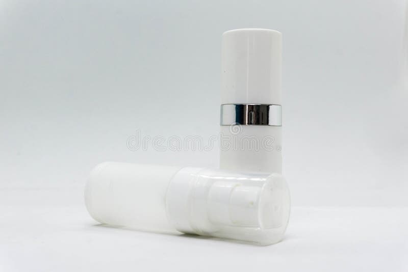 White Bottle Sample for Product Packaging Design Stock Image - Image of ...