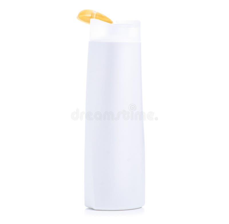 White bottle shampoo stock image. Image of body, hygiene - 178448517