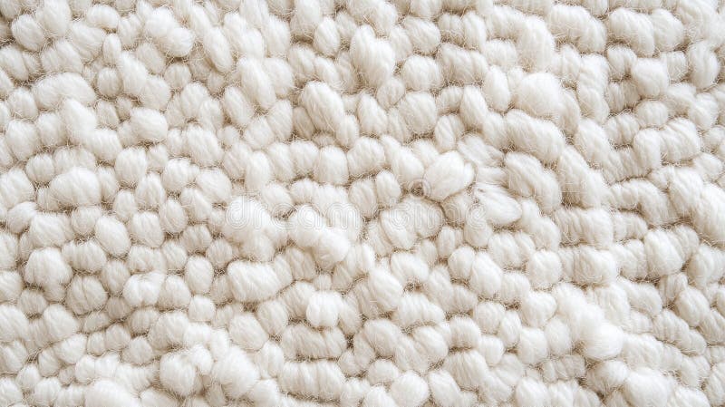 White Boucle Rug Texture Close-Up Stock Photo - Image of weaving, white ...