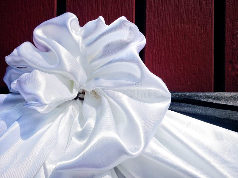 White Bow for Funeral stock photo. Image of lost, beauty - 79772490