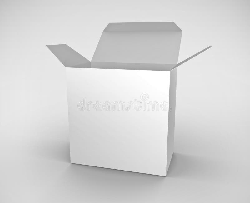 Cardboard Box Vector Illustration Stock Vector - Illustration of ...