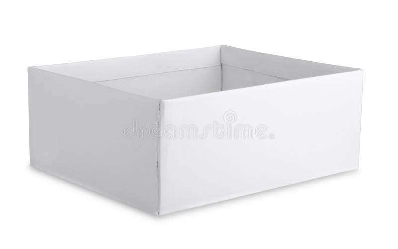 White paper box stock photo. Image of life, packaging - 23411056