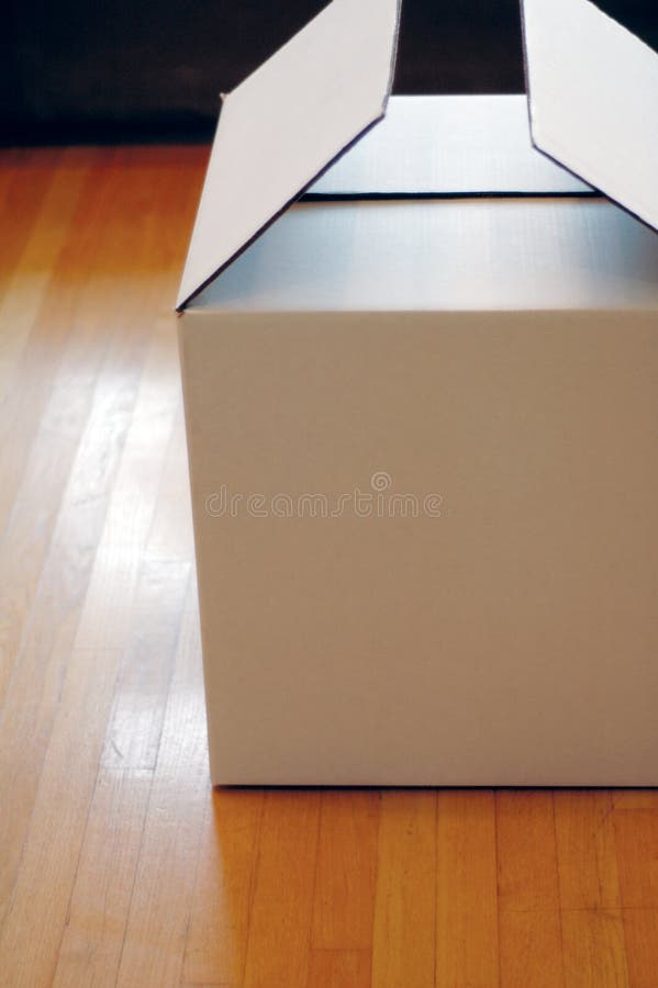 White box stock image. Image of carrying, carton, pack - 586267